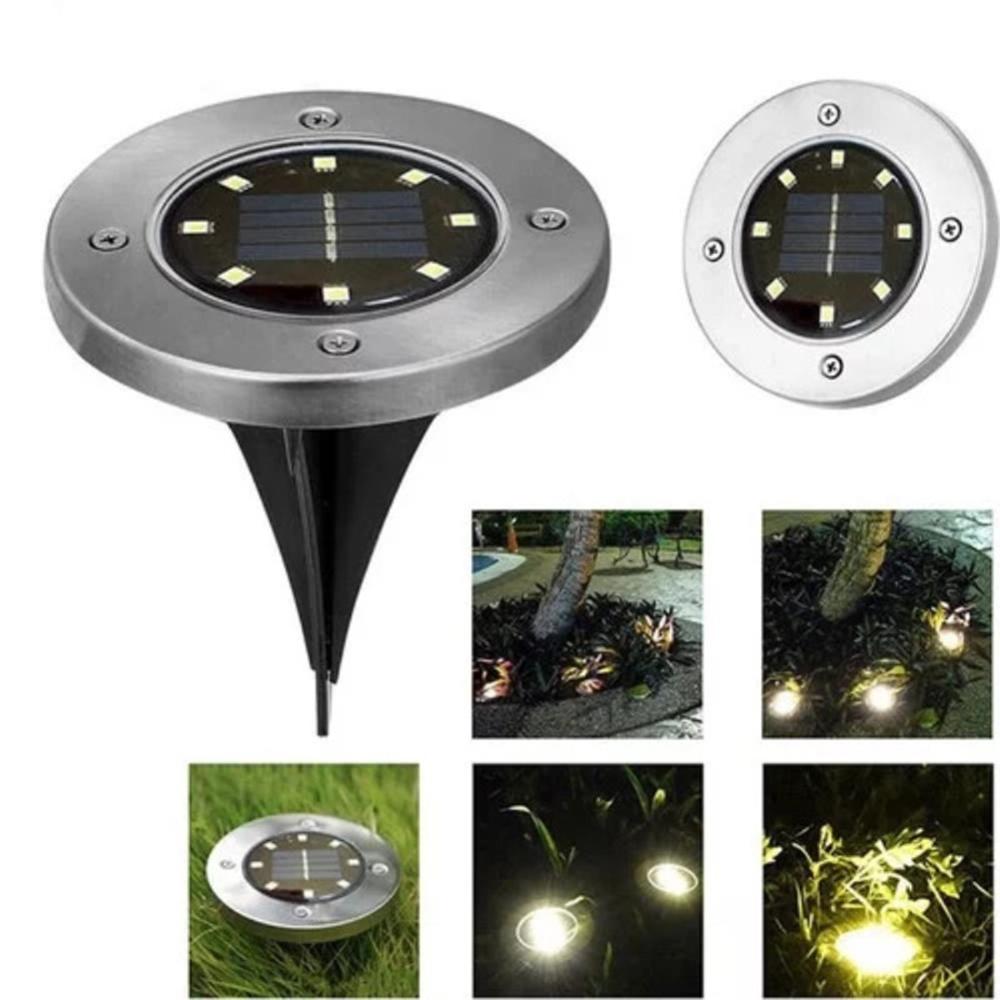 Led Solar Path Light 4/8/10/Led Solar Power Begrav... – Grandado