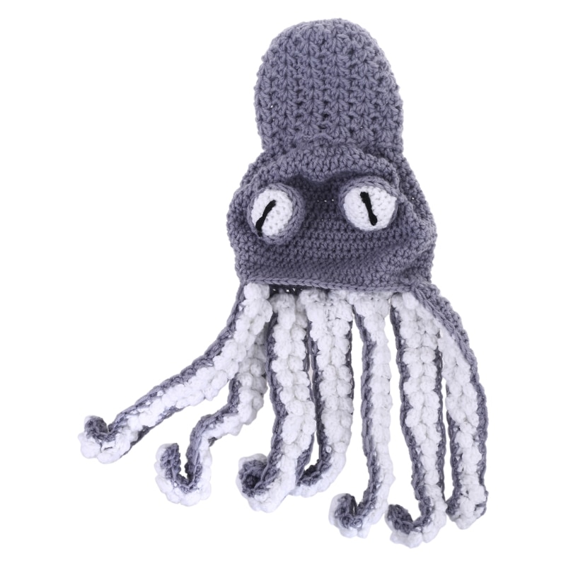 Vuxen unisex halloween handvävad stickad mössa hat... – Vicedeal