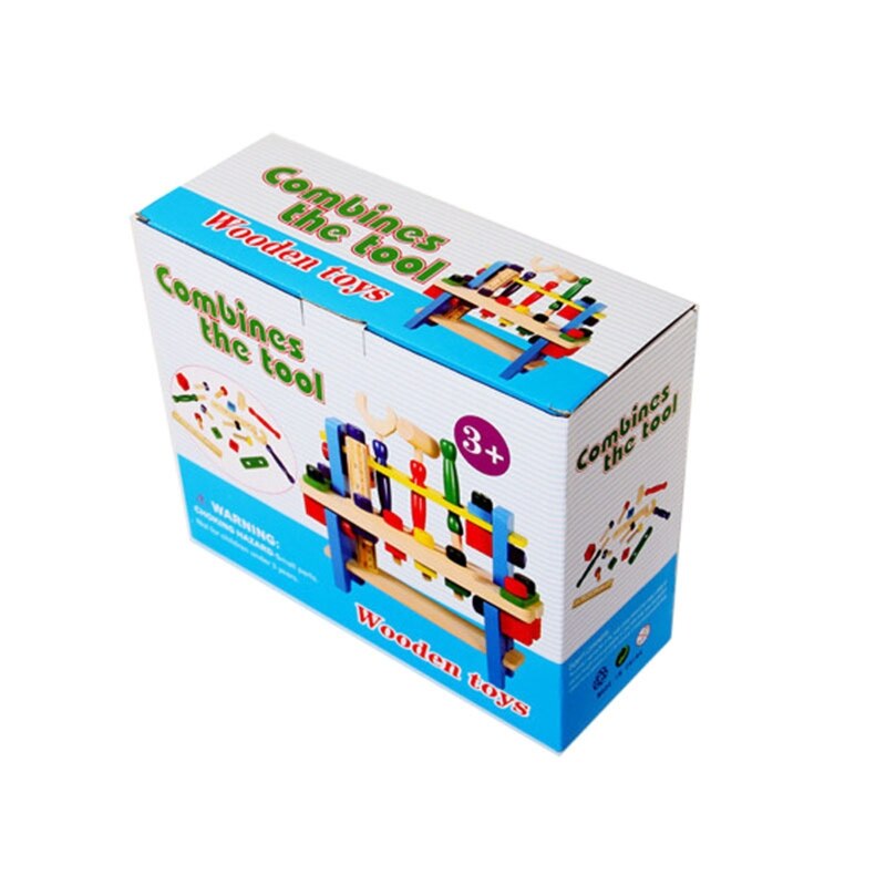 Wooden Construction Engineering Blocks Set Puzzles... – Grandado