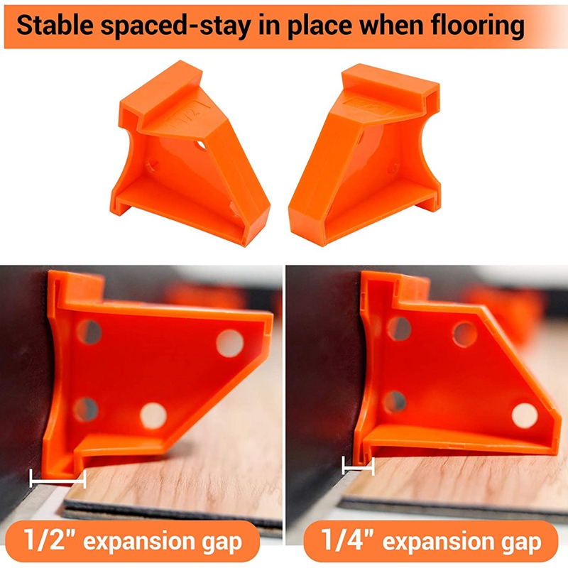 20 Pcs Triple-cornered Flooring Spacers Home Lamin... – Grandado