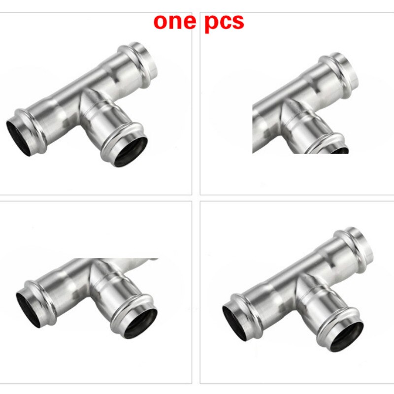 Sanitary TEE 3 Way Pipe Fitting Stainless Steel T ... – Grandado