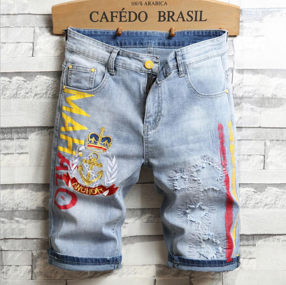 Men Casual Shorts Denim Shorts short pant Midi Pan... – Grandado