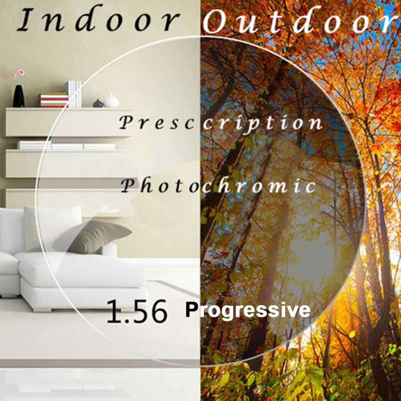 1.56 fotokrom fri-form progressive asfæriske optis... – Vicedeal
