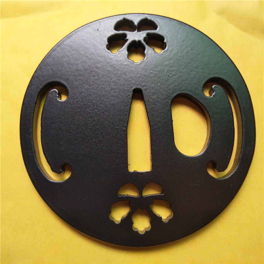 Iron Steel Tsuba Guard Fitting For Japanese Samura... – Grandado