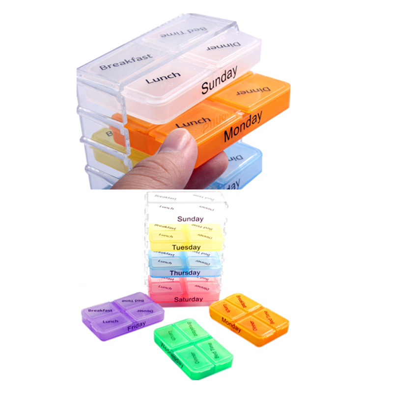 7 Tage Pille Fall Tablet Sorter Medizin Weekly Lag... – Vicedeal
