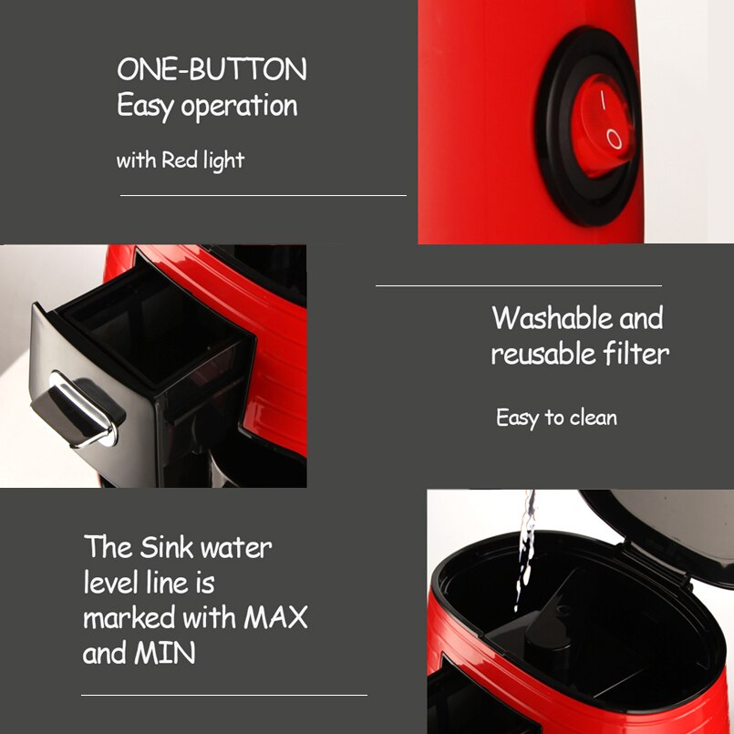 COLZER Coffee Machine Drip Machine For Coffee With... – Grandado