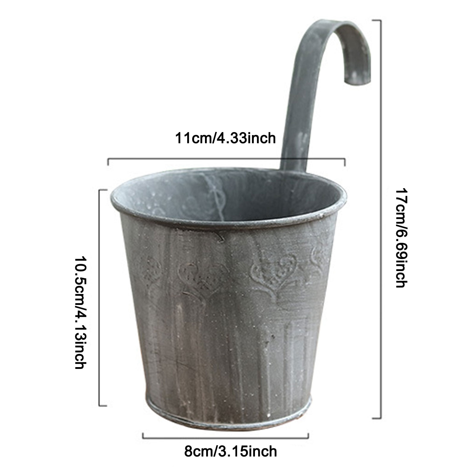 Flower Pots European Style Retro Tin Flower Bucket... – Grandado