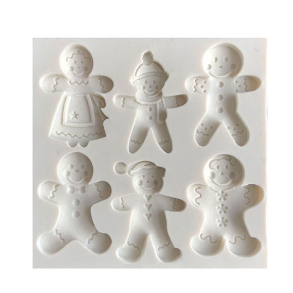 Silicone Gingerbread Man Fondant Mold Cake Sugarcr... – Grandado