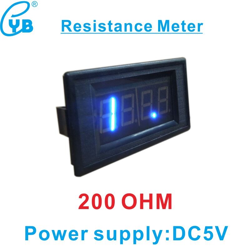 LED Digital Ohm Meter 200 OHM Resistance Meter Sup... – Grandado