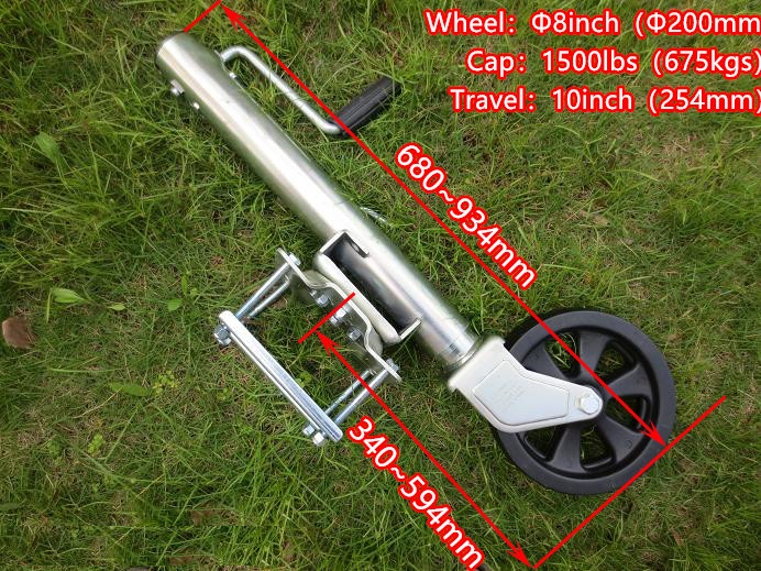 Trailer jack jockey wheel trailer parts 8inch whee... – Grandado