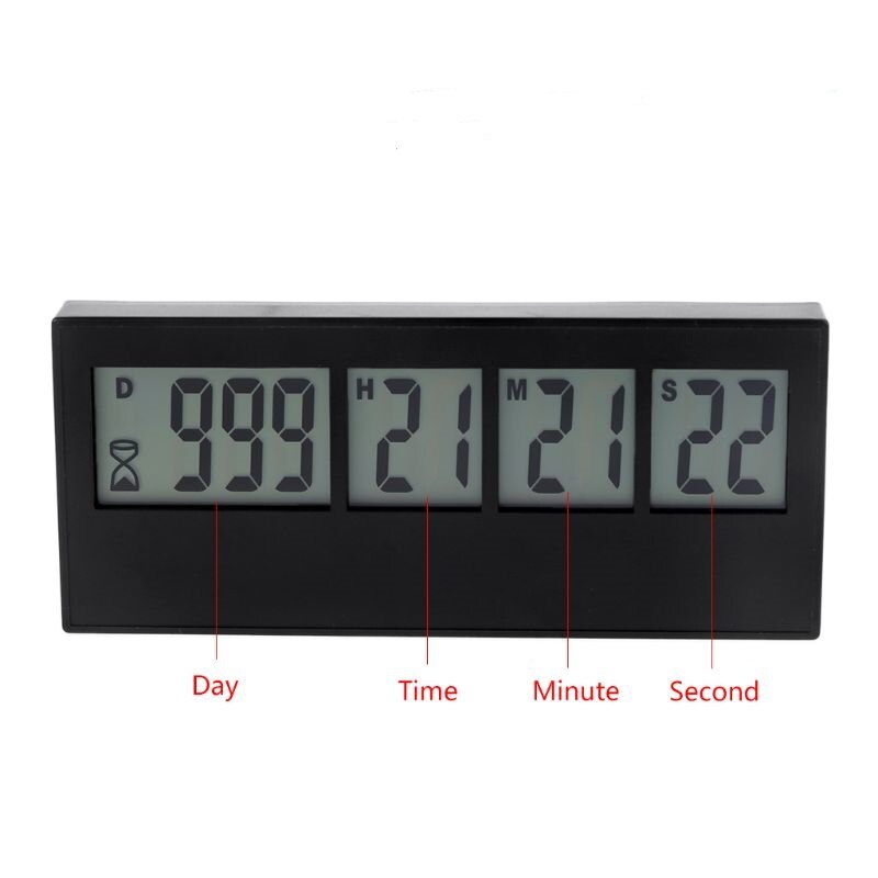 999 Day Countdown Timer LCD Digital Kitchen Timer ... – Vicedeal
