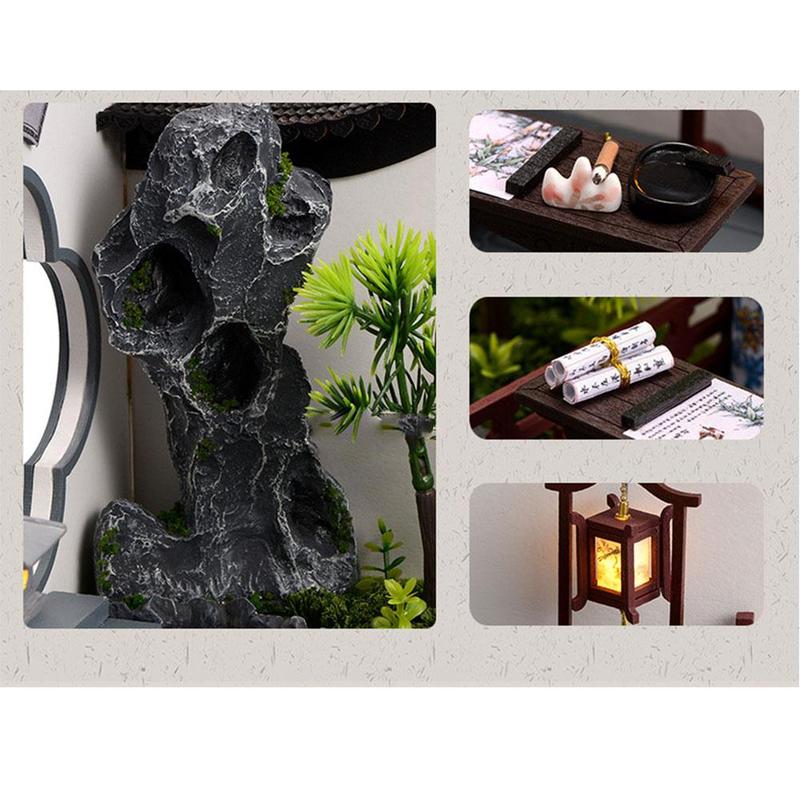 DIY Miniature Doll House Kit Handmade Chinese Styl... – Grandado