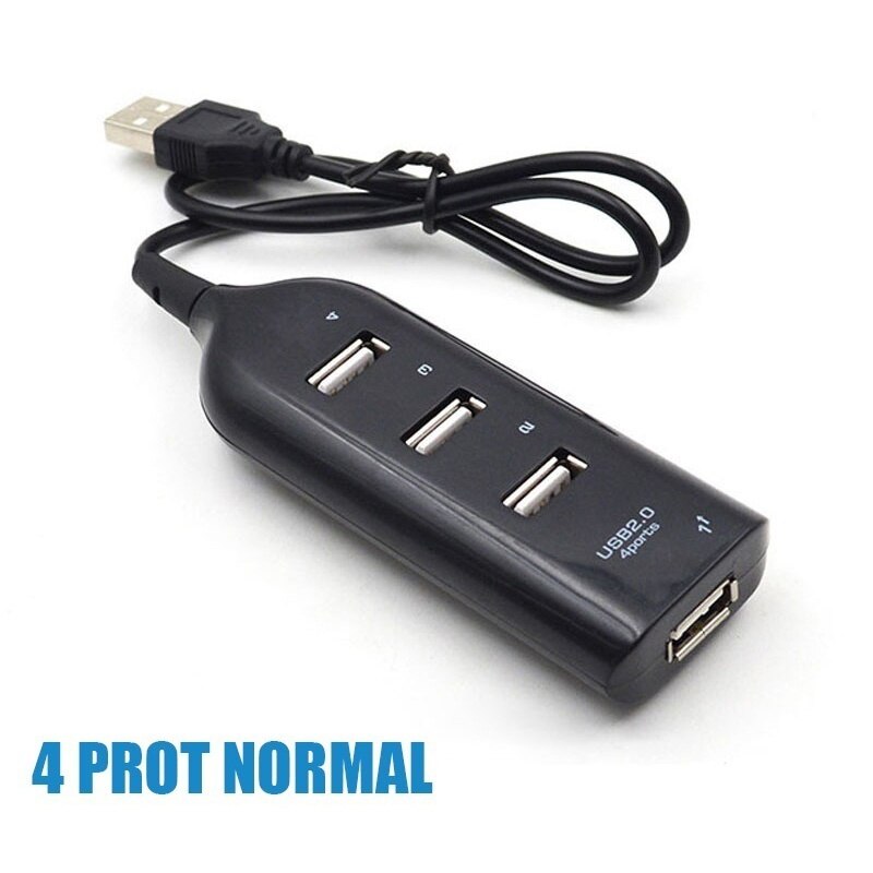 4Port LED USB 2.0 Adapter Hub MultiPort Socket Pow... – Grandado