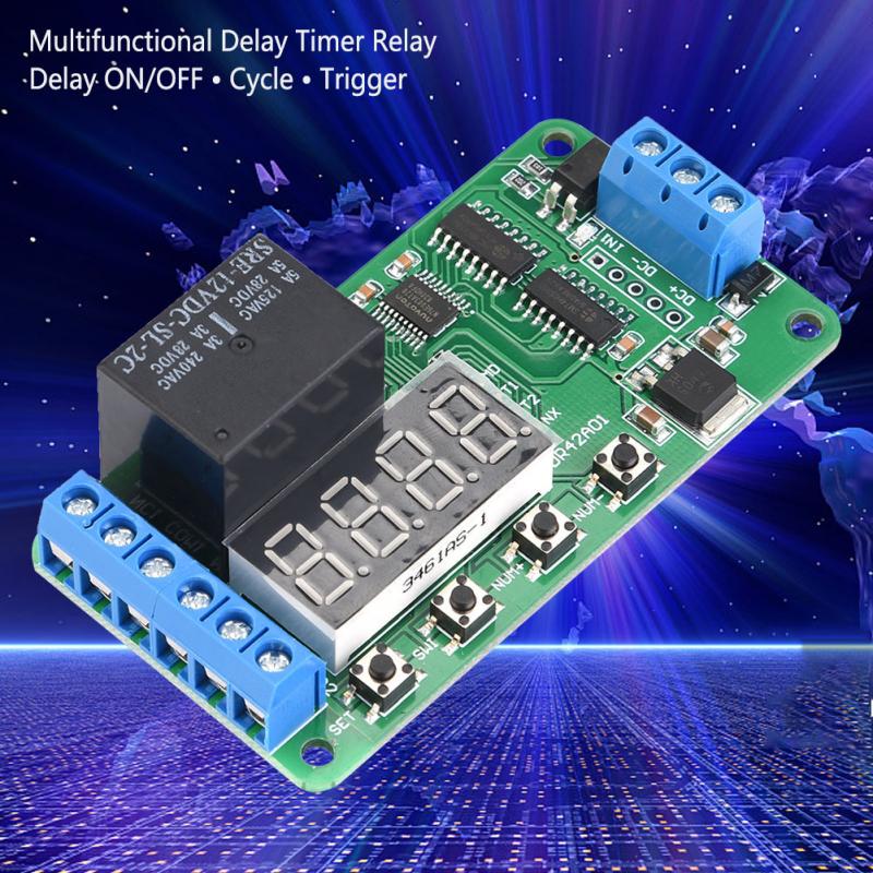 12V Dual Channel Multifunktionale DPDT Verzögerung... – Vicedeal