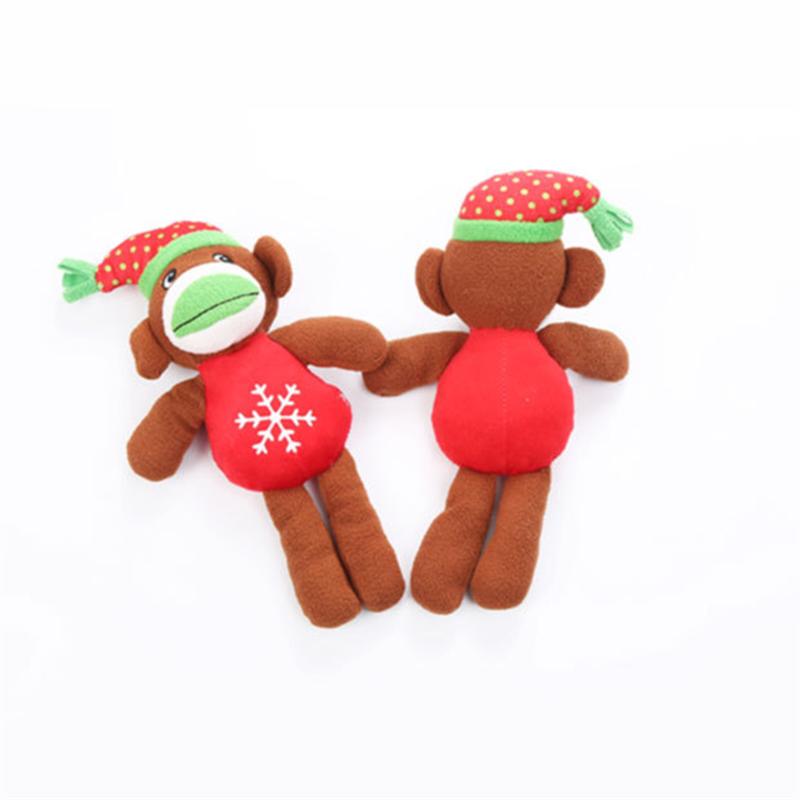 1PC Pet Toy Stylish Christmas Monkey Chewing Toys ... – Grandado