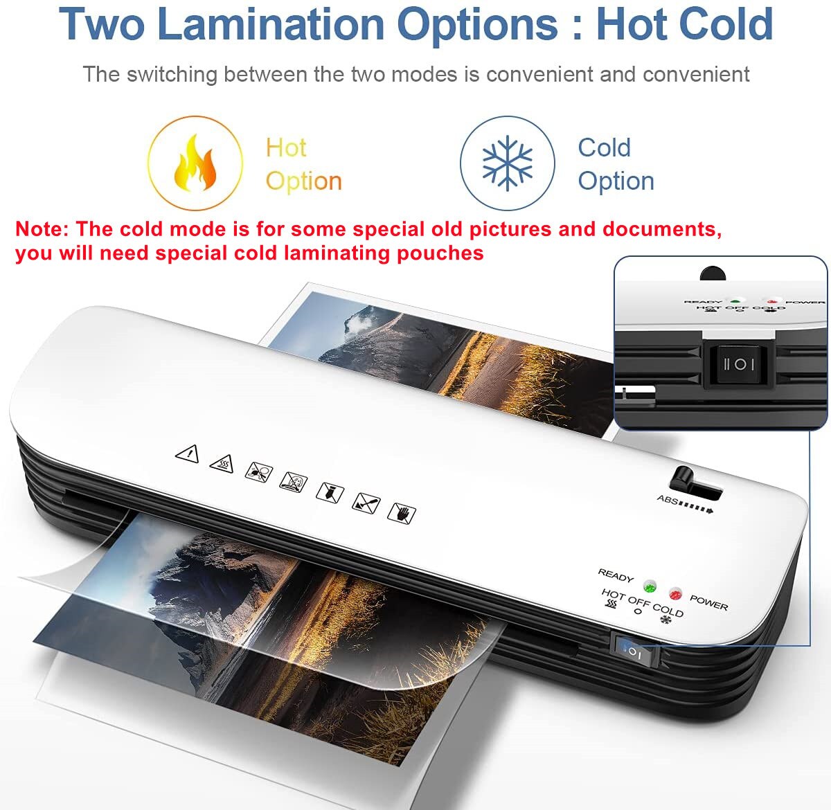 and Cold A4 Laminator Machine 4 in 1 Thermal Lamin... – Grandado