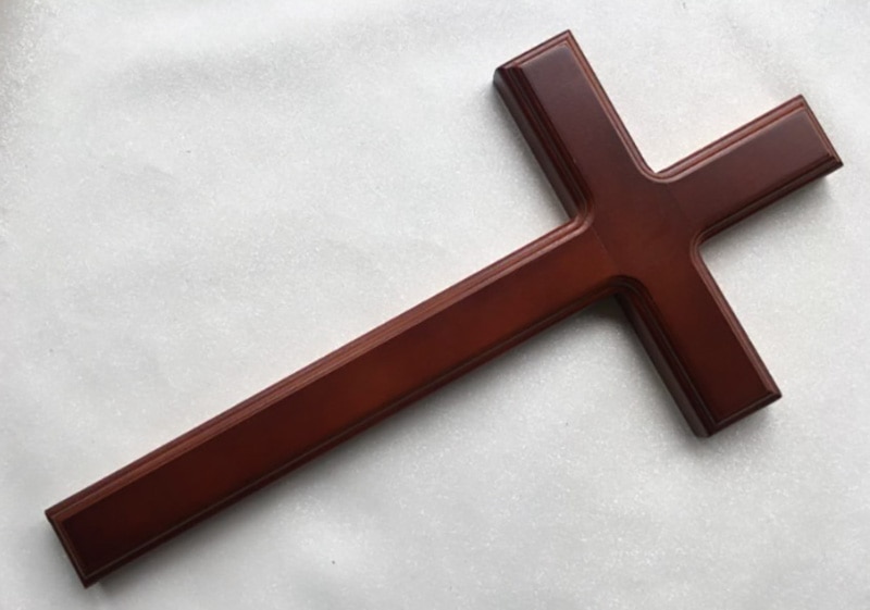 Christian Cross Solid Wood 32*16*4*2.5cm Cross Hom... – Vicedeal