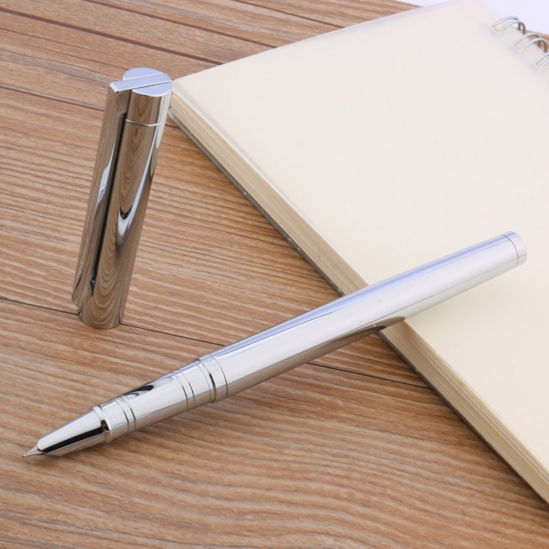 JINHAO 126 Fountain Pen METAL Silver Classic Offic... – Grandado