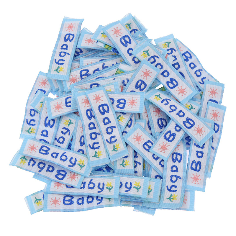 100pcs Colorful Baby Printed Washable Cloth Tags L... – Grandado