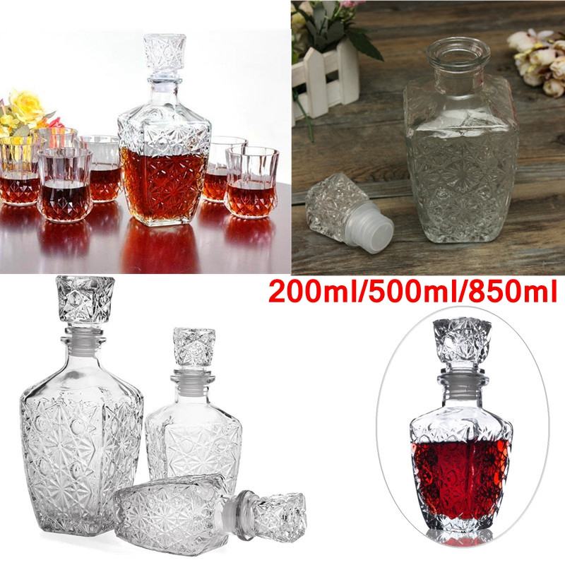 200Ml / 500Ml / 850Ml Kristall Wein Flasche Glas T... – Grandado