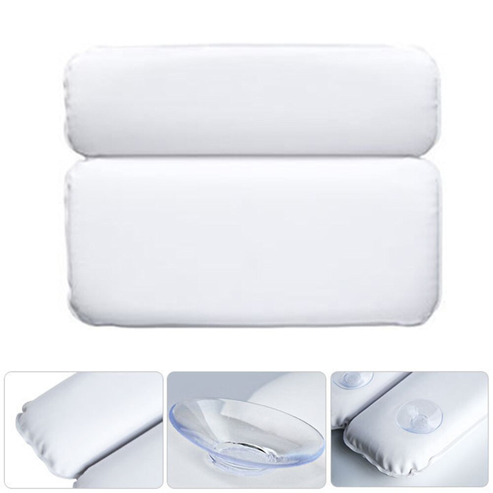 Non-slip Spa Bath Pillow Powerful Suction Cup Home... – Grandado