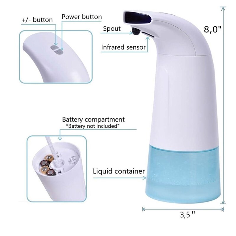 Touchless Automatische Zeepdispenser Sensor Schuim... – Vicedeal