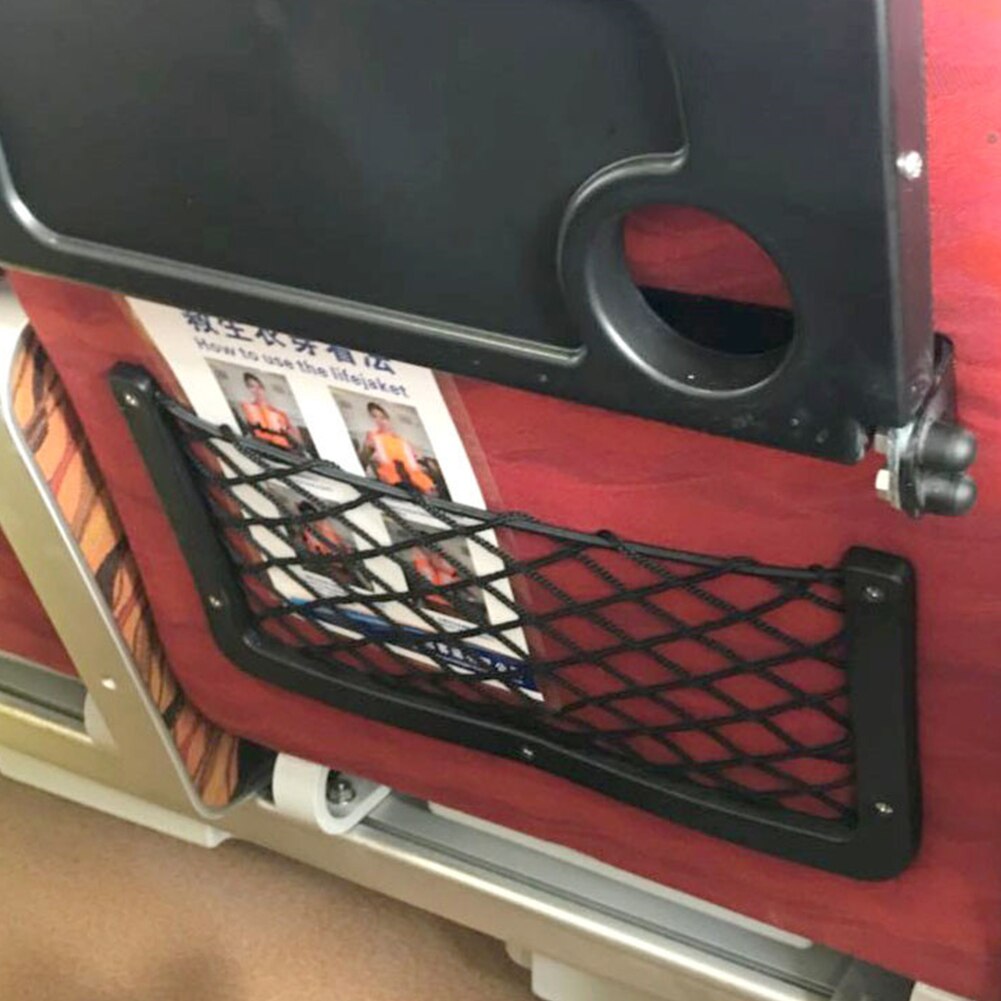 3pcs 38x16cm Car Bus Net Pocket Seat Back Organize... – Vicedeal