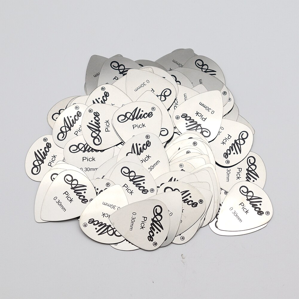 50/100pcs Guitar Metal Picks Alice Guitar Picks fo... – Grandado