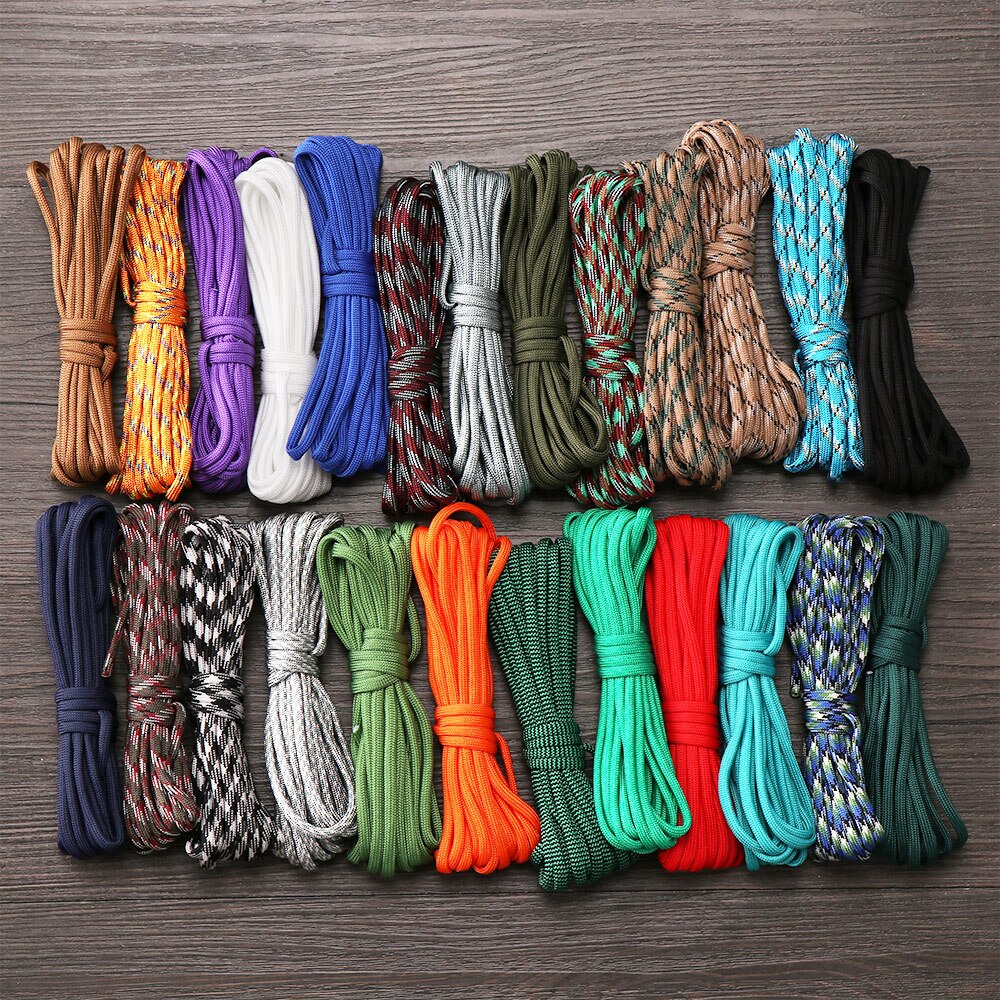 550 Paracord Parachute Cord Lanyard Tent Rope Mil ... – Vicedeal