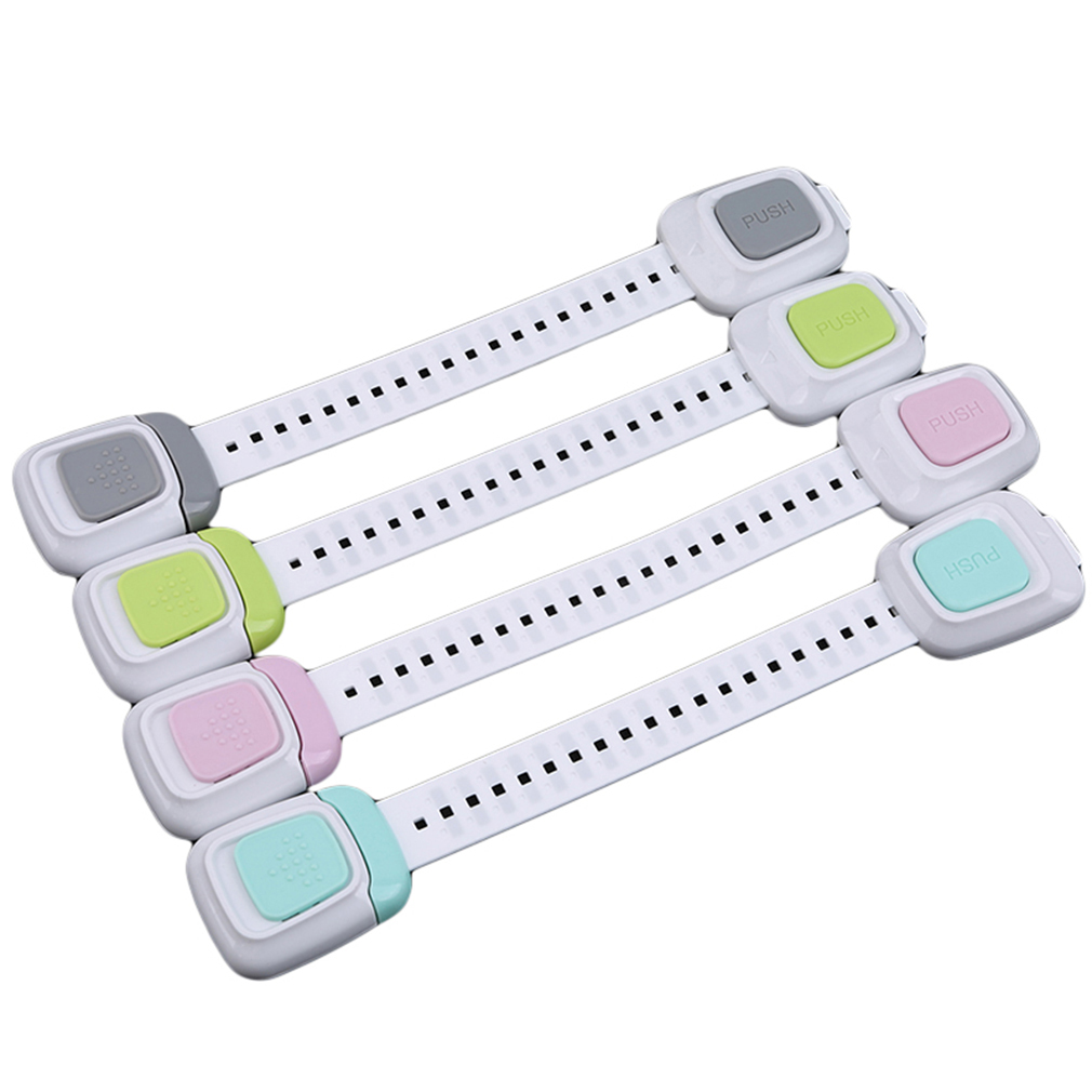 4 farger multifunksjonell dobbel knapp sikkerhetsl... – Vicedeal