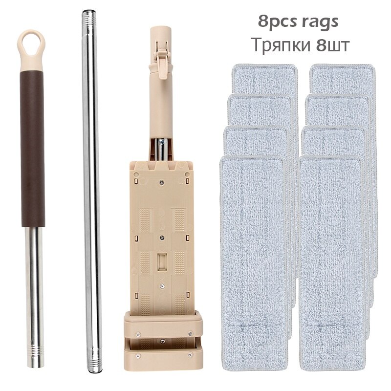 Free Hand Washing Magic Mop Self-Wringing Flat Mop... – Vicedeal