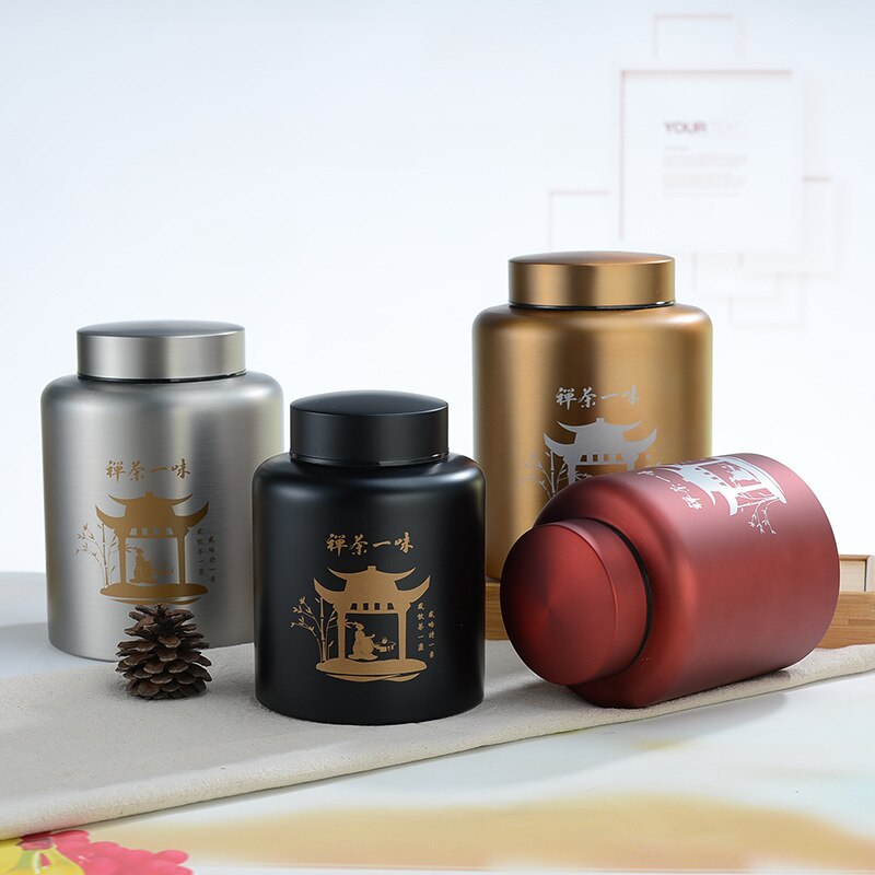 Zwarte Thee Pu'er Thee Verpakking Container Me... – Vicedeal