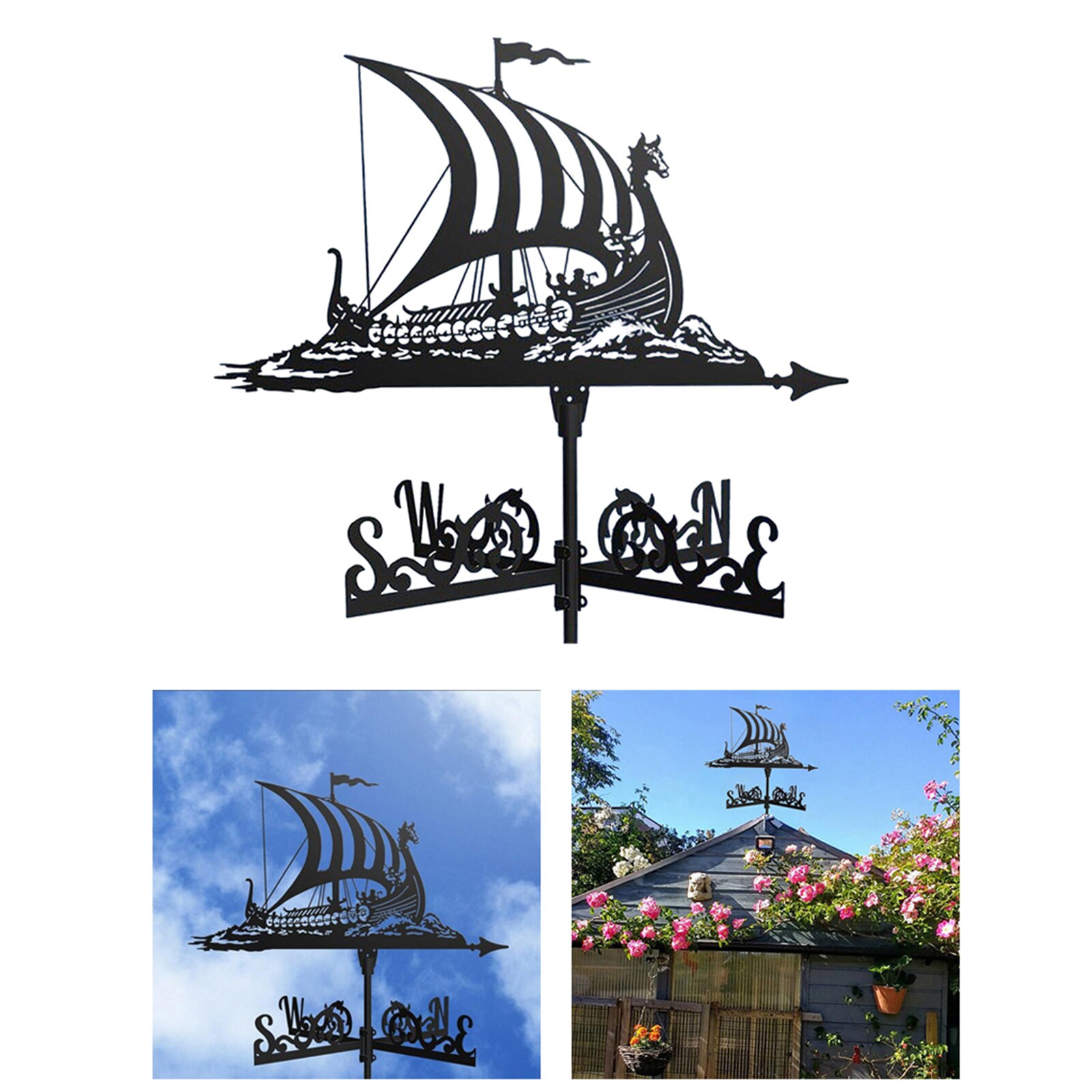 Stainless steel wind vane wind indicator measuring... – Vicedeal