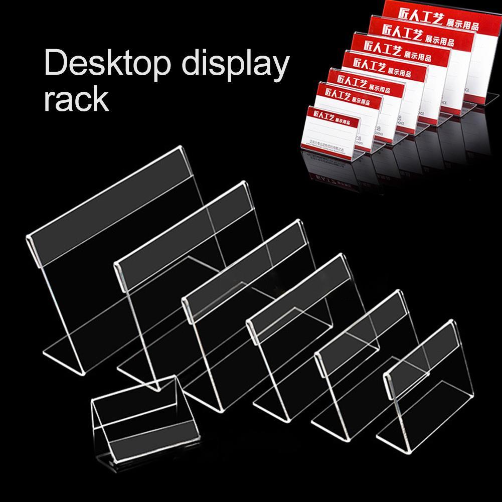 Acryl Clear Plastic Supermarkt Desktop Teken Label... – Vicedeal