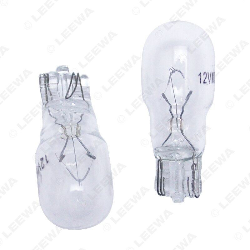 LEEWA 10pcs Warm White Car T13 Wedge 12V 10W Halog... – Grandado