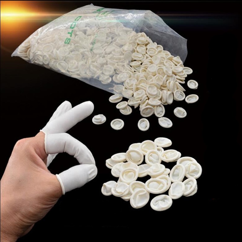 100pcs/lot Finger Cots Nail Art Latex Fingertips P... – Grandado