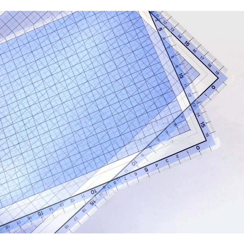 A4 Square Ruler Student Writing Transparent Large ... – Grandado