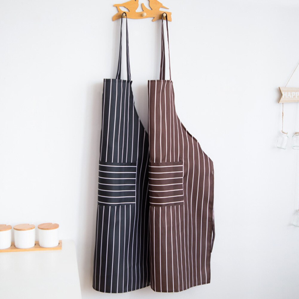 2PCS Waterproof Apron Simple Stripe Apron Kitchen ... – Grandado