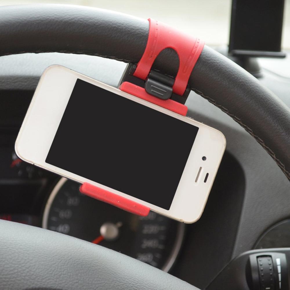 Auto Telefoon Houder Gemonteerd Op Stuurwiel Cradl... – Vicedeal