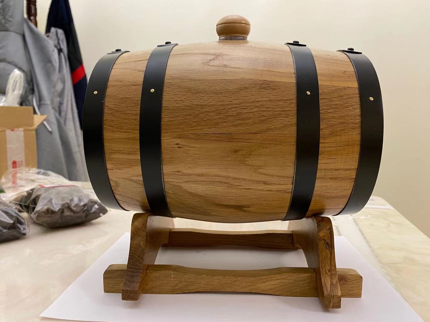 3L Oak Wood Wine Barrel For Home Aging – Vicedeal