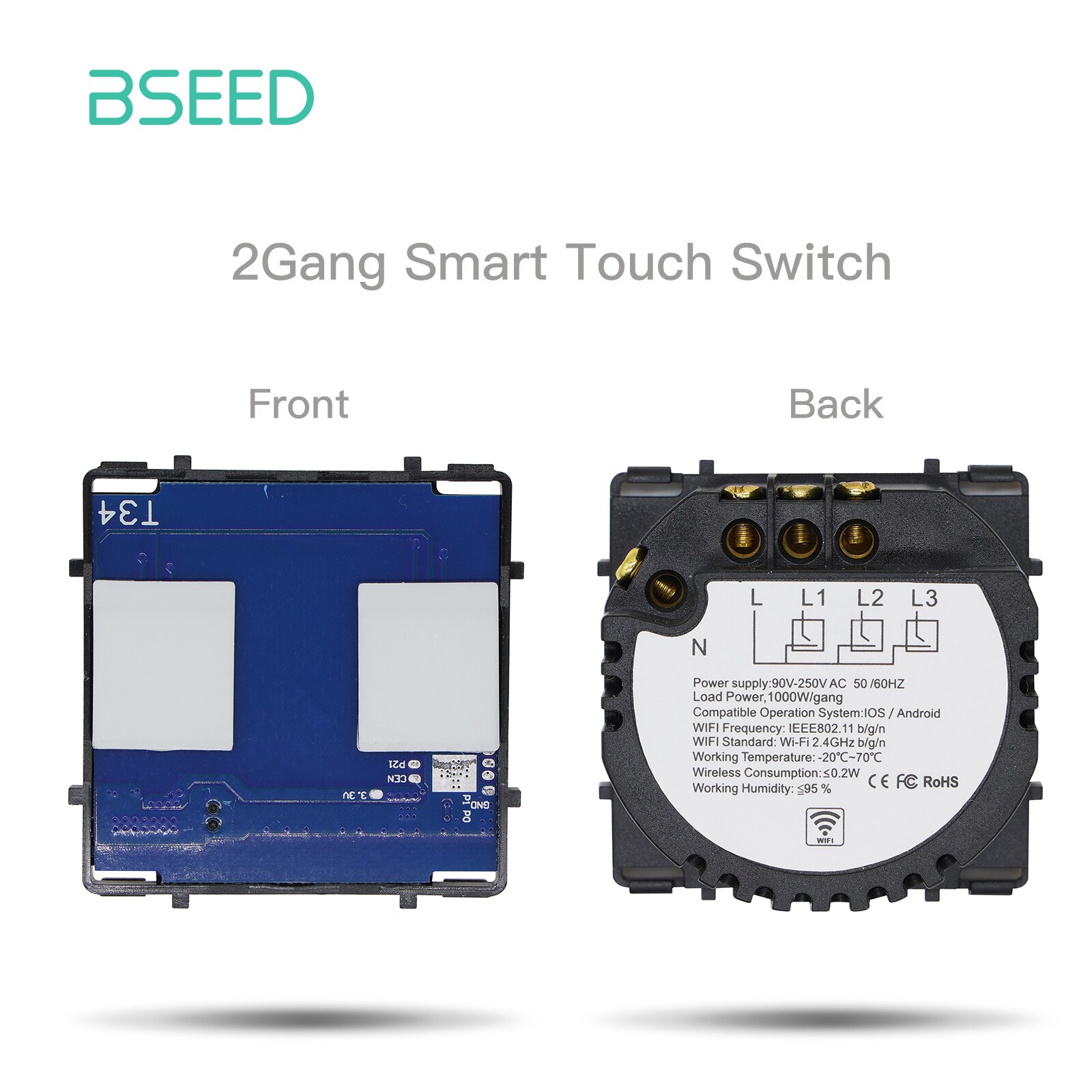 Bseed eu standard basen af wifi touch switch funkt... – Grandado