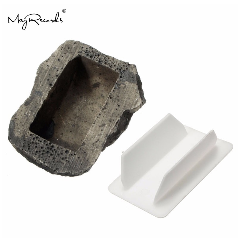 Outdoor Garden Key Box Rock Hidden Hide In Stone S... – Grandado