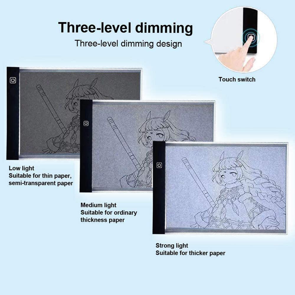 A5 LED Light Box Tracer Artcraft Copy Board Graphi... – Grandado