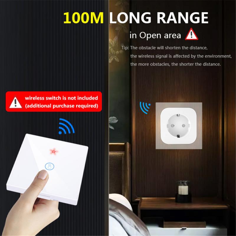 Smart Plug Wifi Socket EU 10A Power Monitor Timing... – Grandado