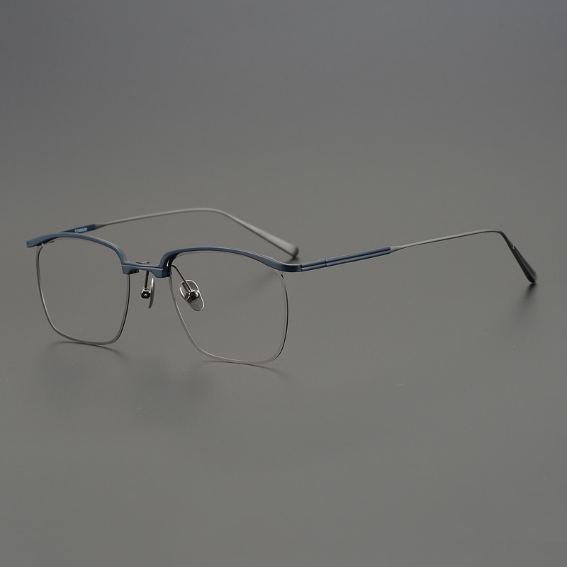 Vintage Pure Titanium Eyeglasses Frame Men Square Vicedeal