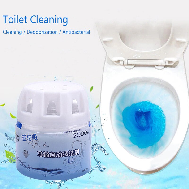 Bottled Blue Bubble Toilet Cleaner Odor Dirt Guard... – Grandado