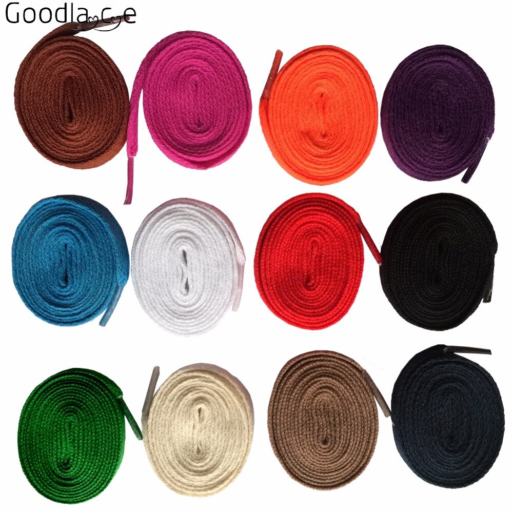 50 Paar Platte Schoenveters Schoenveters Polyester... – Grandado