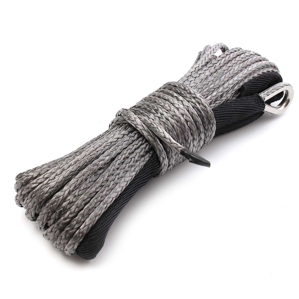 15m 7700LBs Synthetic Winch Rope Line Cable with S... – Grandado