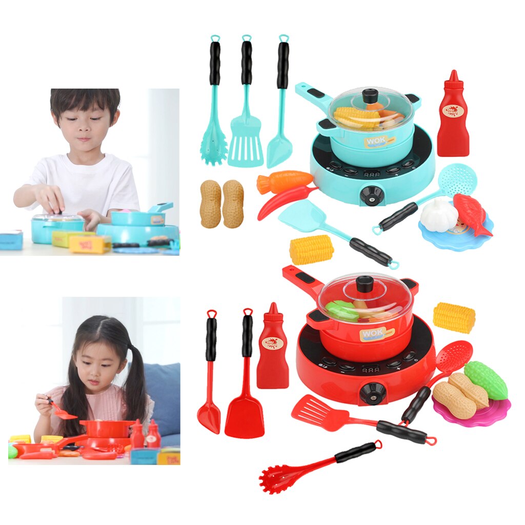24 Pieces Food Playset Plastic Toys For Kids Over ... – Vicedeal