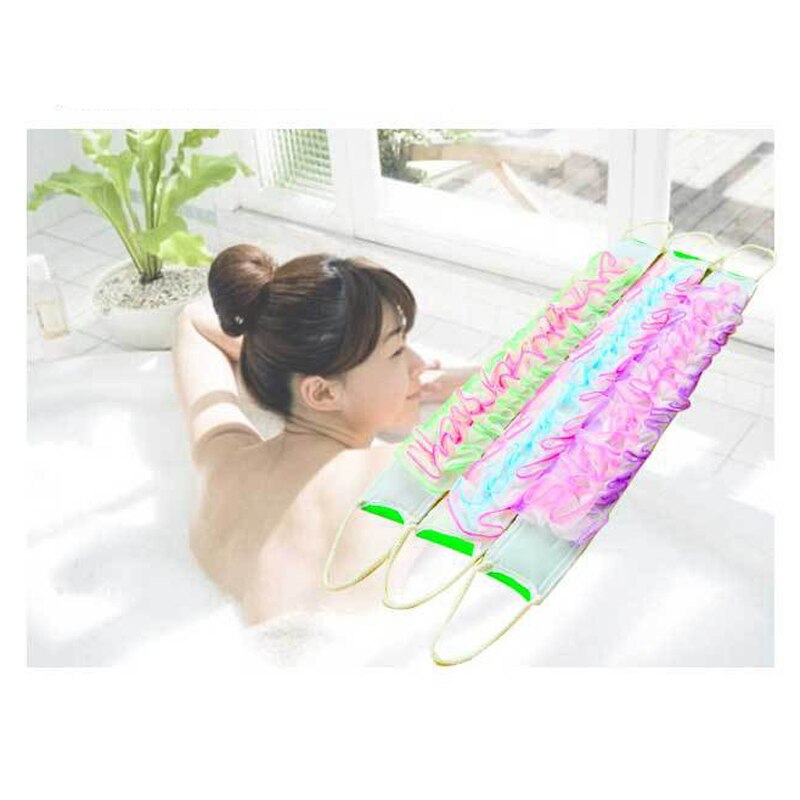Long Rubbing Bath Brush Back Body Bath Shower Spon... – Grandado